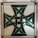 Celtic Cross Stained Glass 12x12 - Etsy