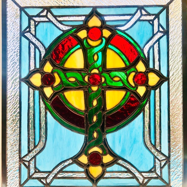 Celtic Crosses Stained Glass - Etsy