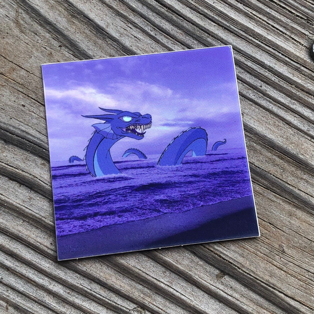 Sea Dragon Sticker, Sea Serpent Sticker, Dragon Lover Sticker ...