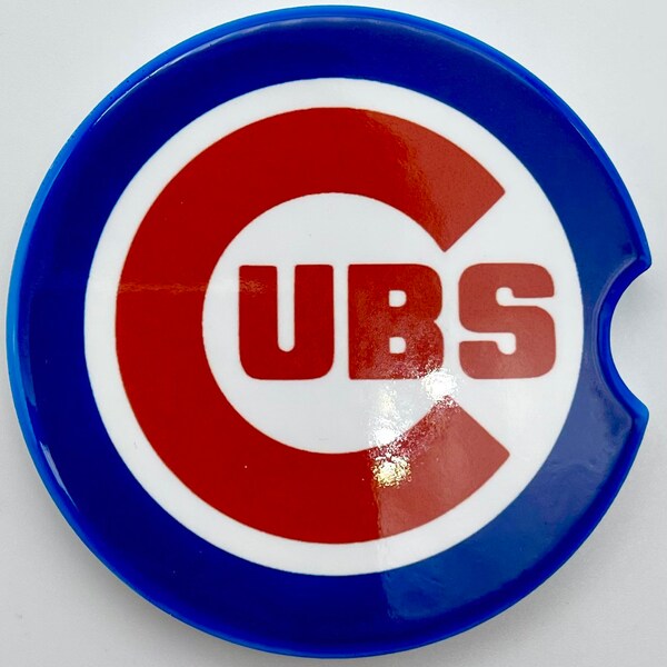 Chicago Cubs Car Coaster - Etsy