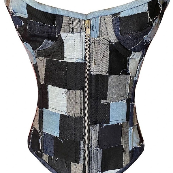 Patchwork Corset - Etsy