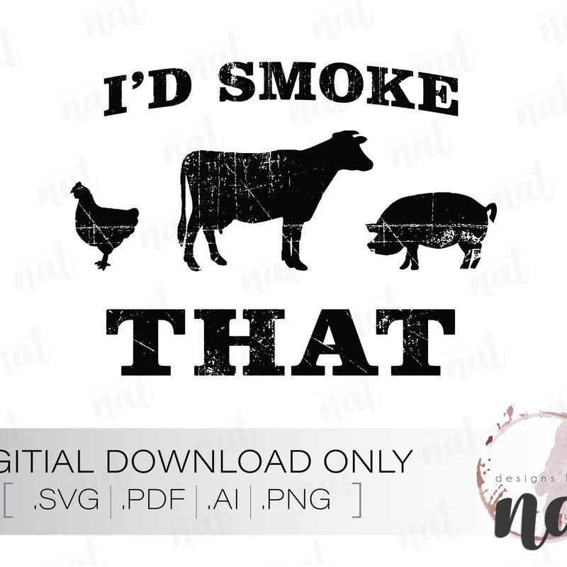 I'd Smoke That Svg - Etsy
