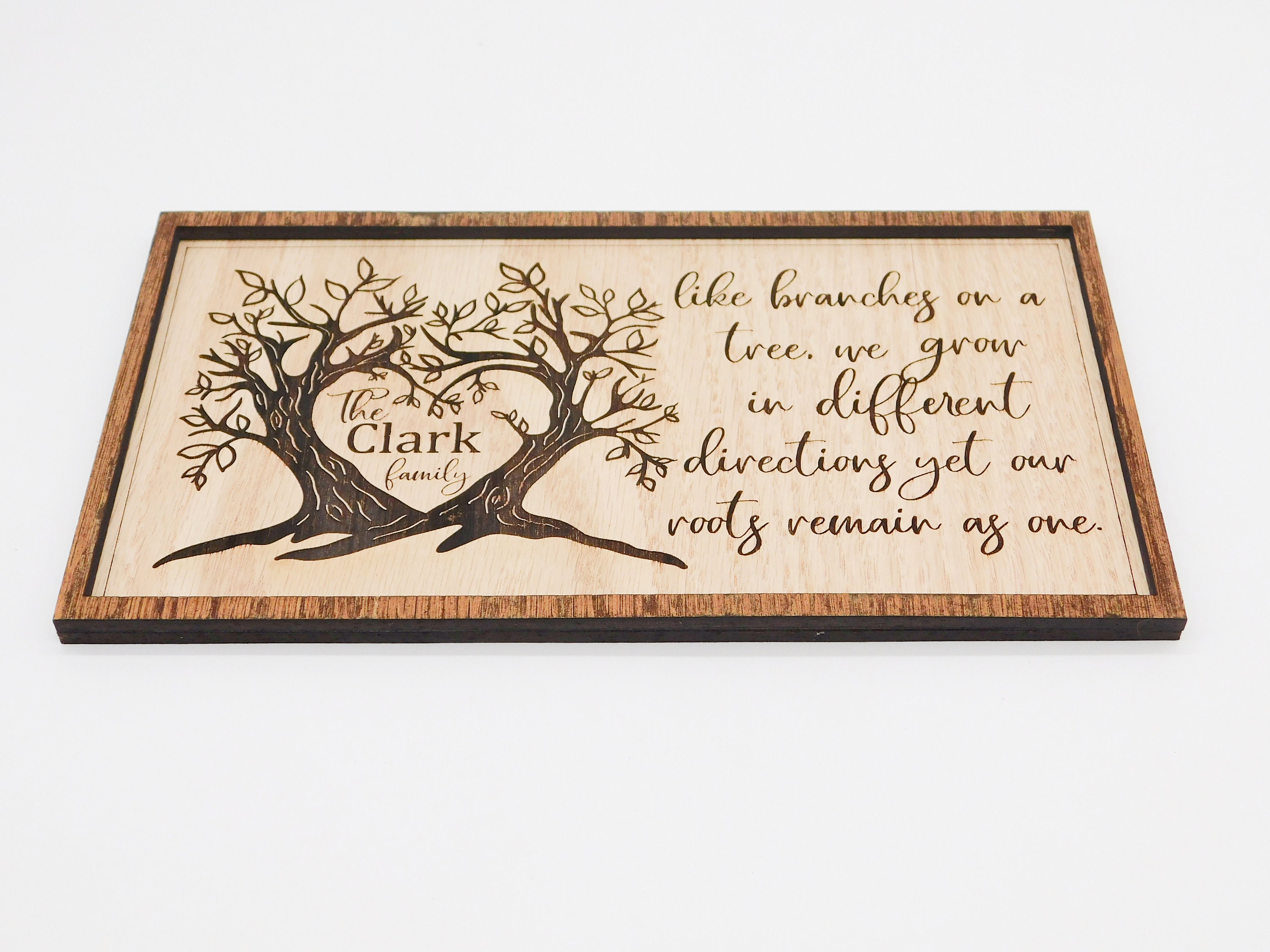 Personalized Family Tree Name Sign / Custom Gift for Mom / - Etsy