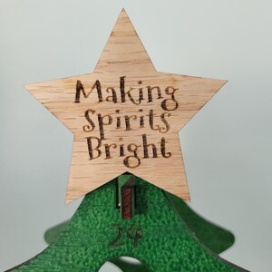 Adult Advent Calendar Mini Liquor Tree, Christmas Alcohol Tree, Mini ...