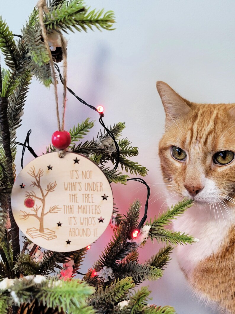 It's Not What's Under the Tree Christmas Ornament: Appreciation Gift - Etsy