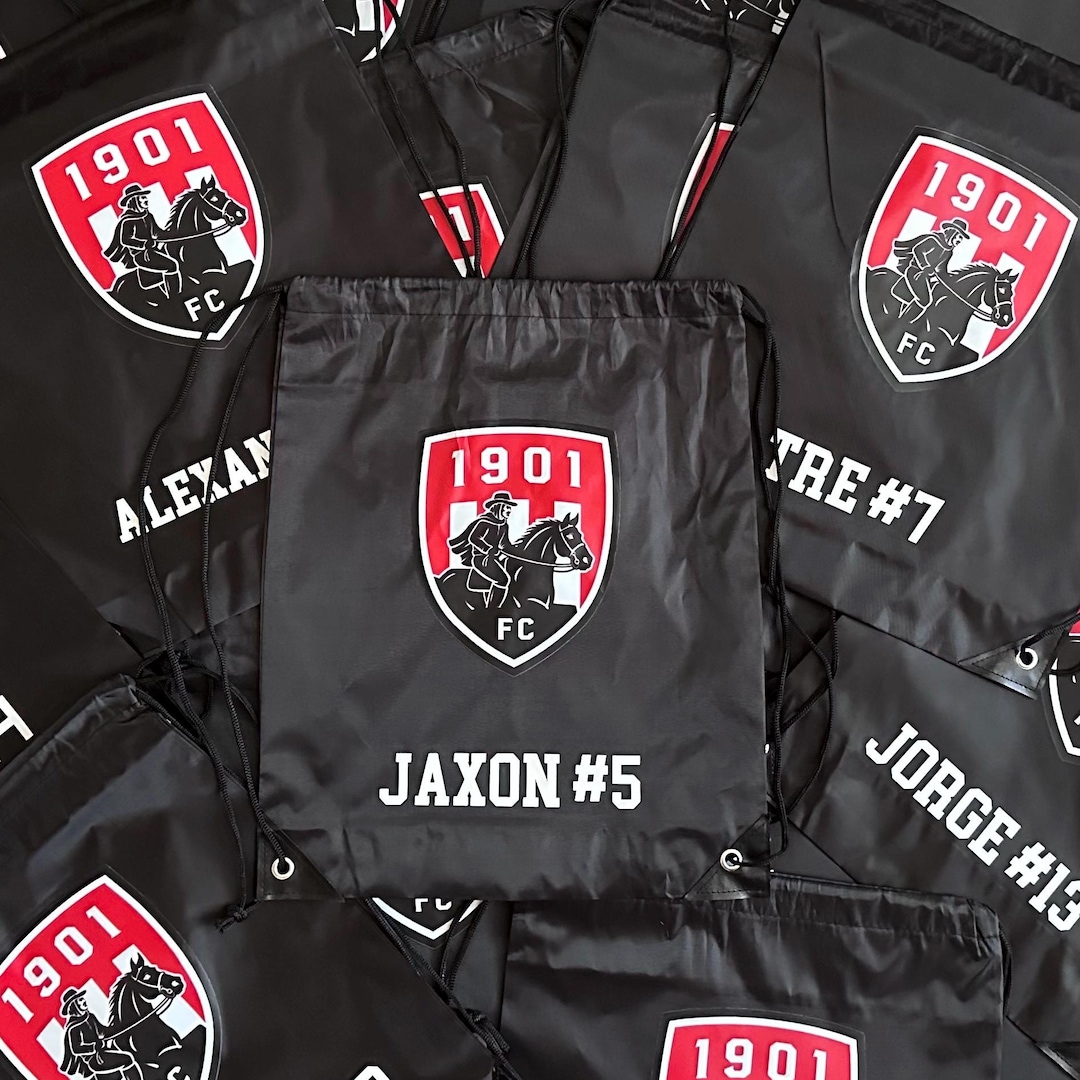 Custom Team Player Drawstring Bags for Football Soccer Baseball Hockey ...
