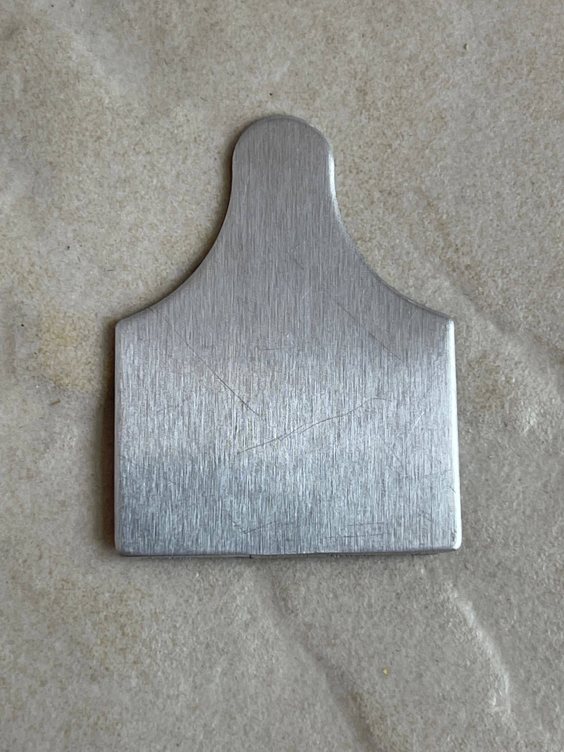 CATTLE TAG 1 1/2 X 1 1/8” Blanks for Jewelry, Laser Engraving Stamping ...