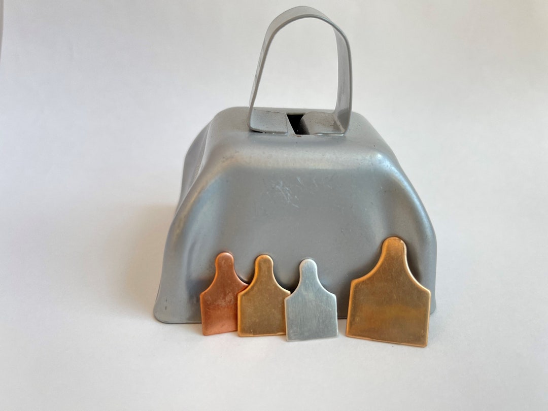 TINY CATTLE TAG 3/4x1/2” Blanks for Jewelry, Laser, Stamping, Enameling ...