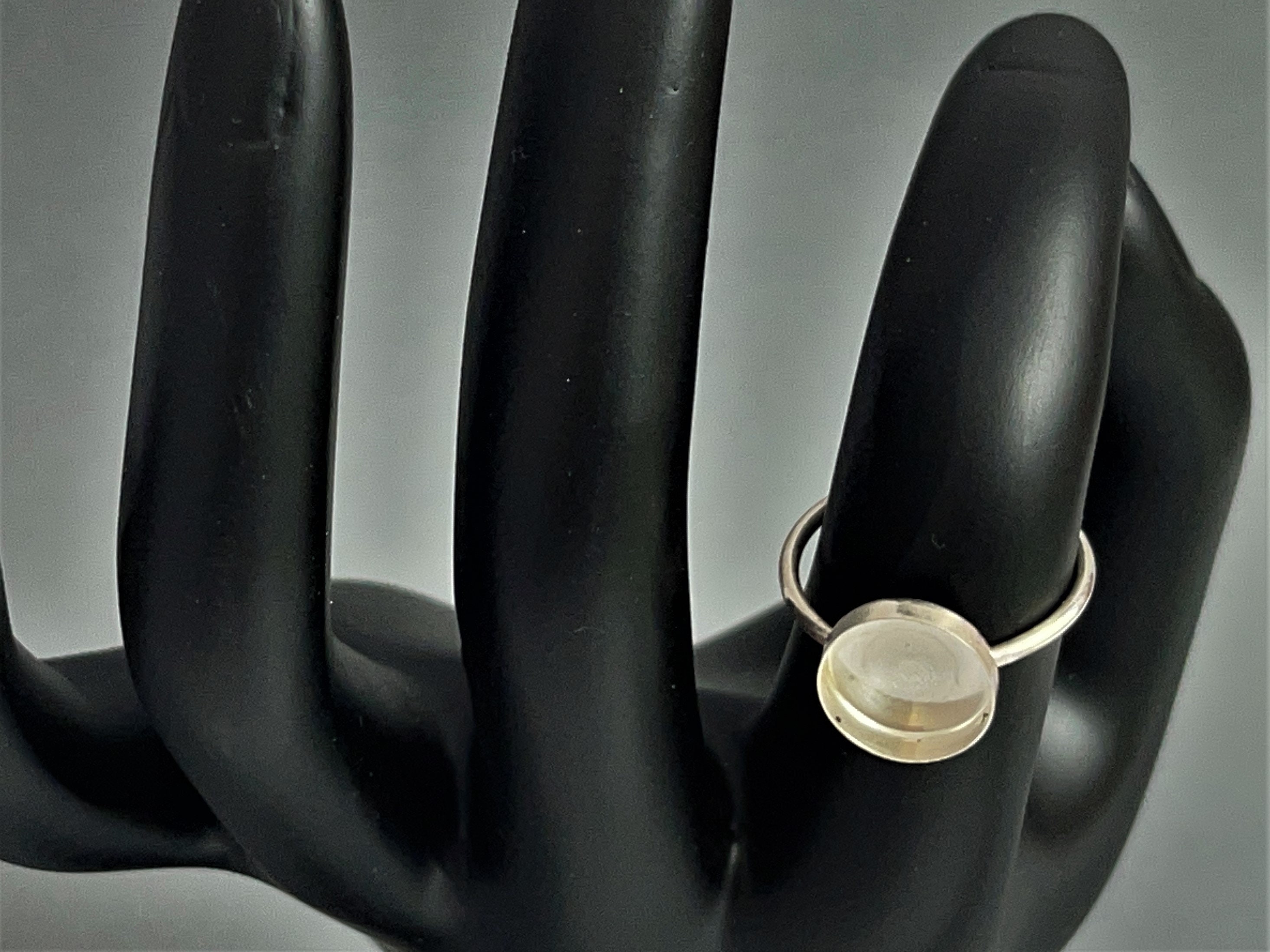 12MM Ring Rohling, ss Ring Basis, 14 g PLAIN, Sterling Silber Ring ...