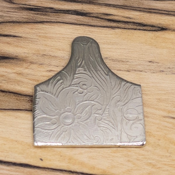 Cow Tag Necklace - Etsy