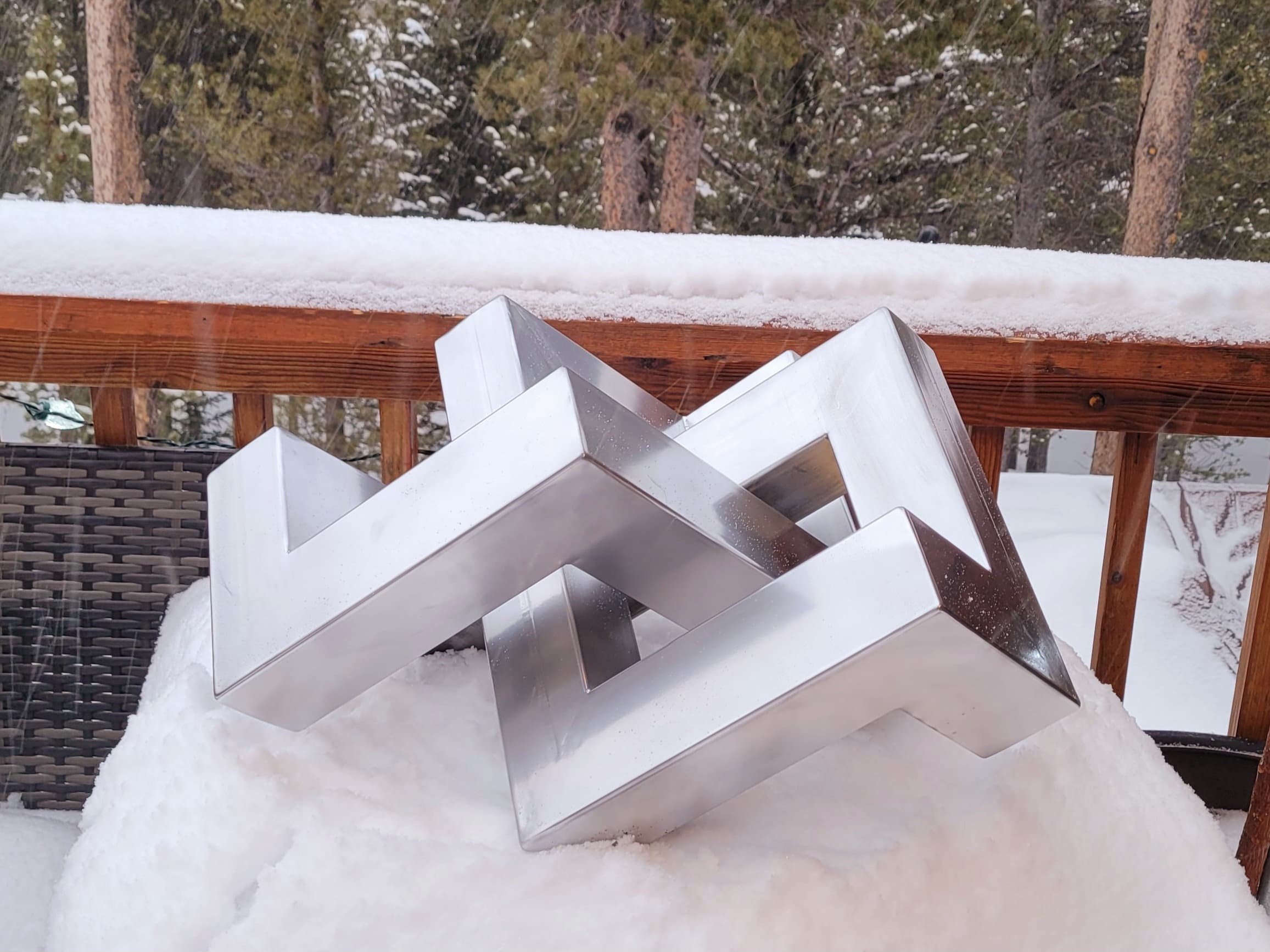 Made to Order - Oversized Infiniti Cube - Metal Knot - Handmade in ...