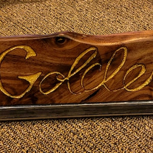 Handmade Wood Signs Your Name Gamertag Sports Team Whatever You Want ...