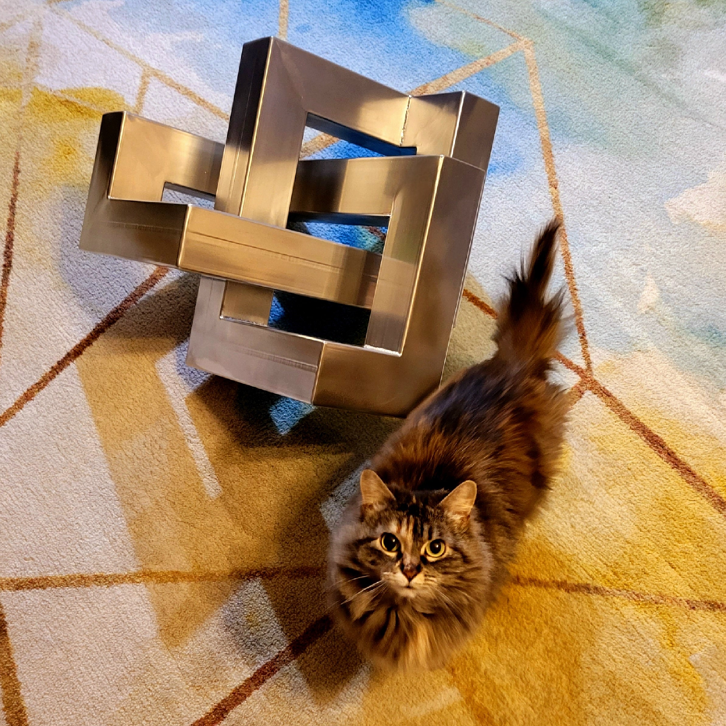 Made to Order Oversized Infiniti Cube Metal Knot Handmade in Colorado ...