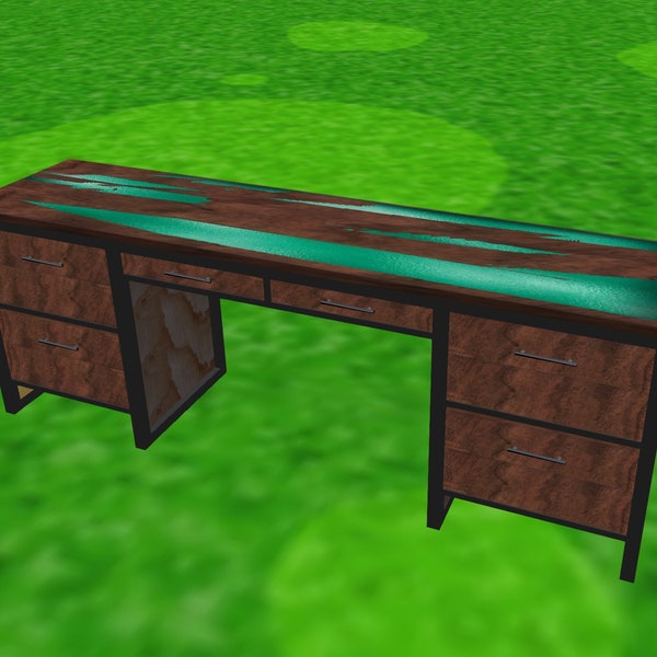 Epoxy Office Desk - Etsy
