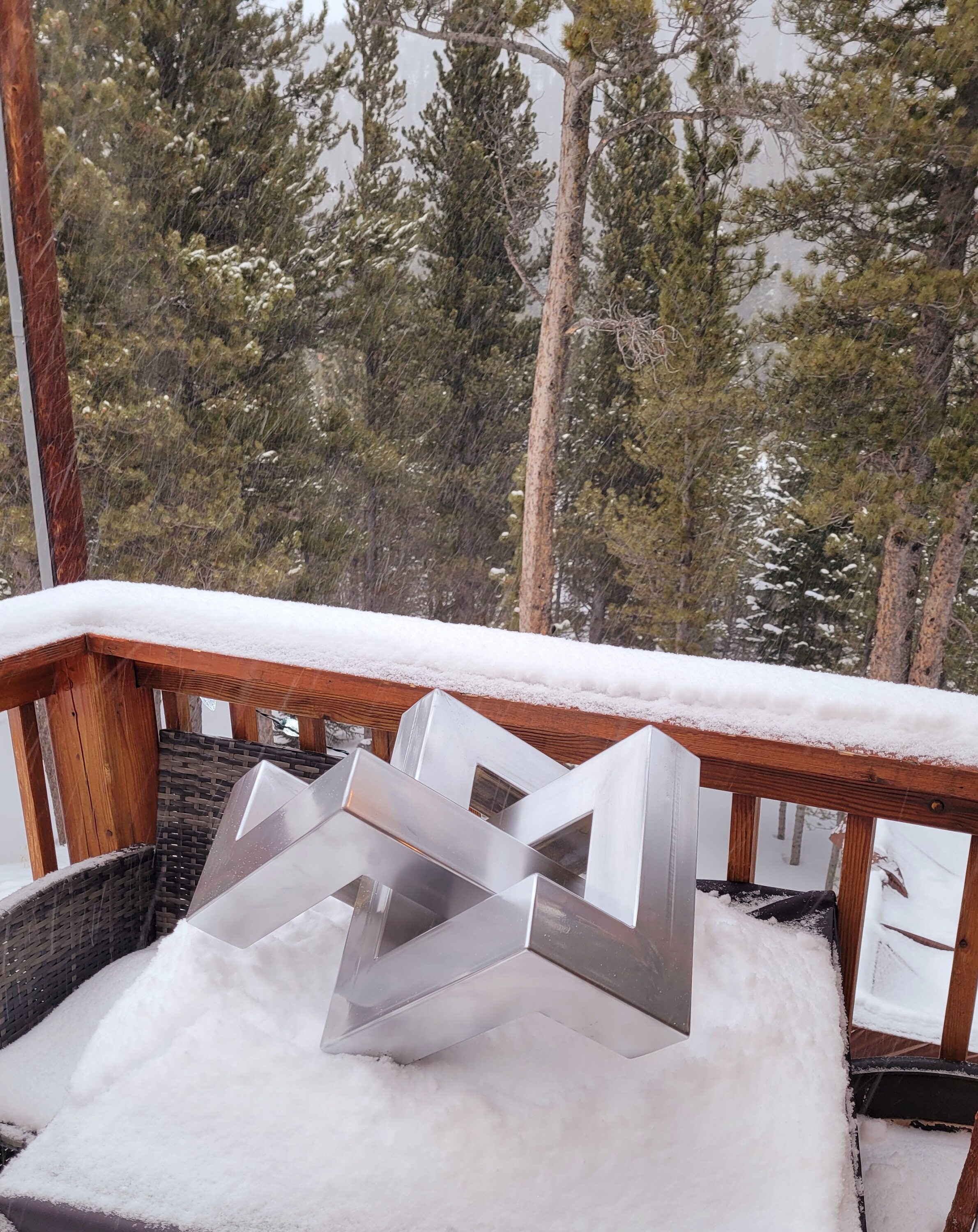 Made to Order Oversized Infiniti Cube Metal Knot Handmade in Colorado ...