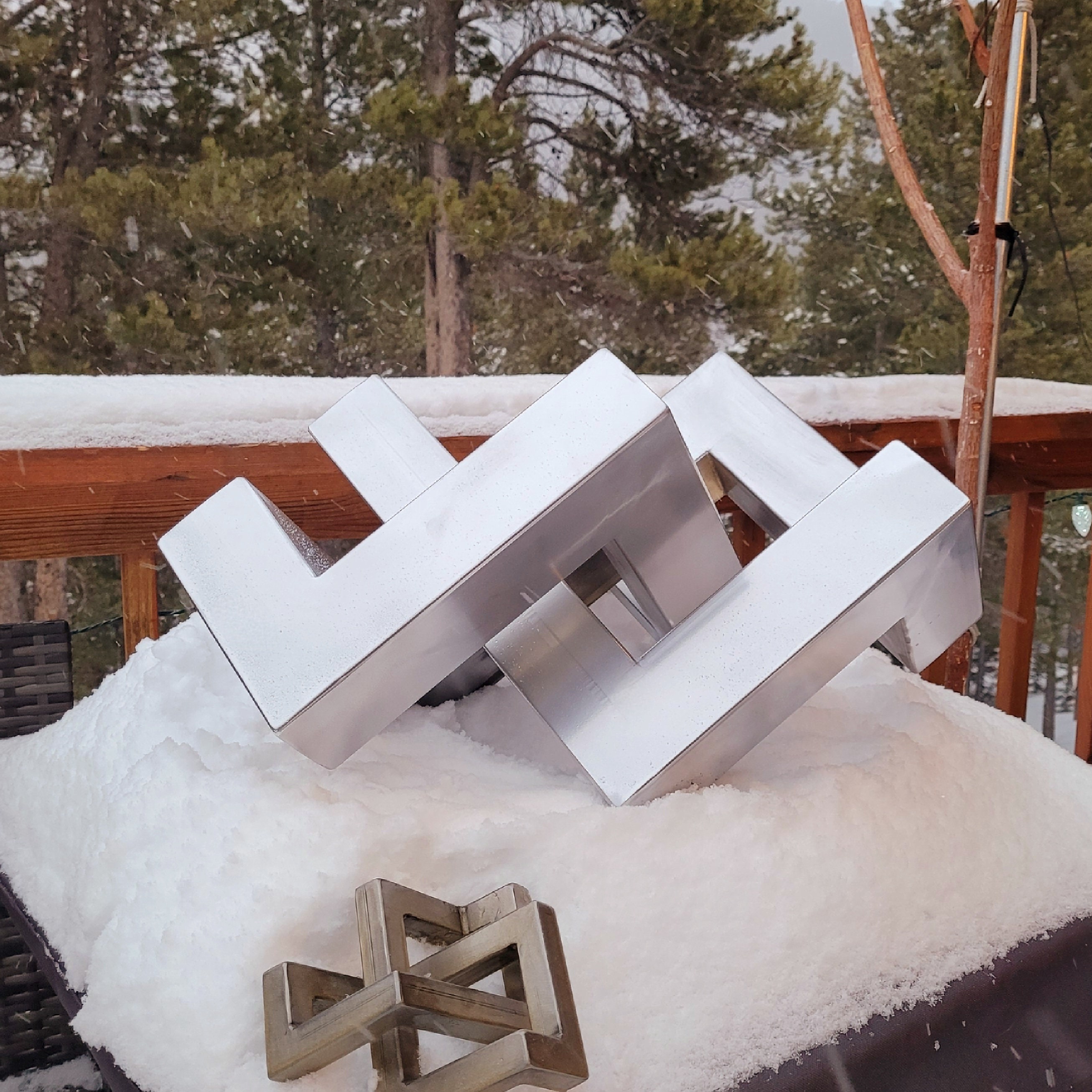 Made to Order Oversized Infiniti Cube Metal Knot Handmade in Colorado ...