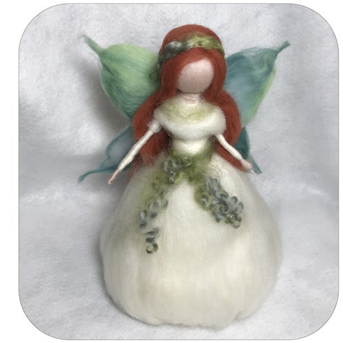 Needle Felted Christmas Fairy Tree Topper Waldorf-inspired - Etsy