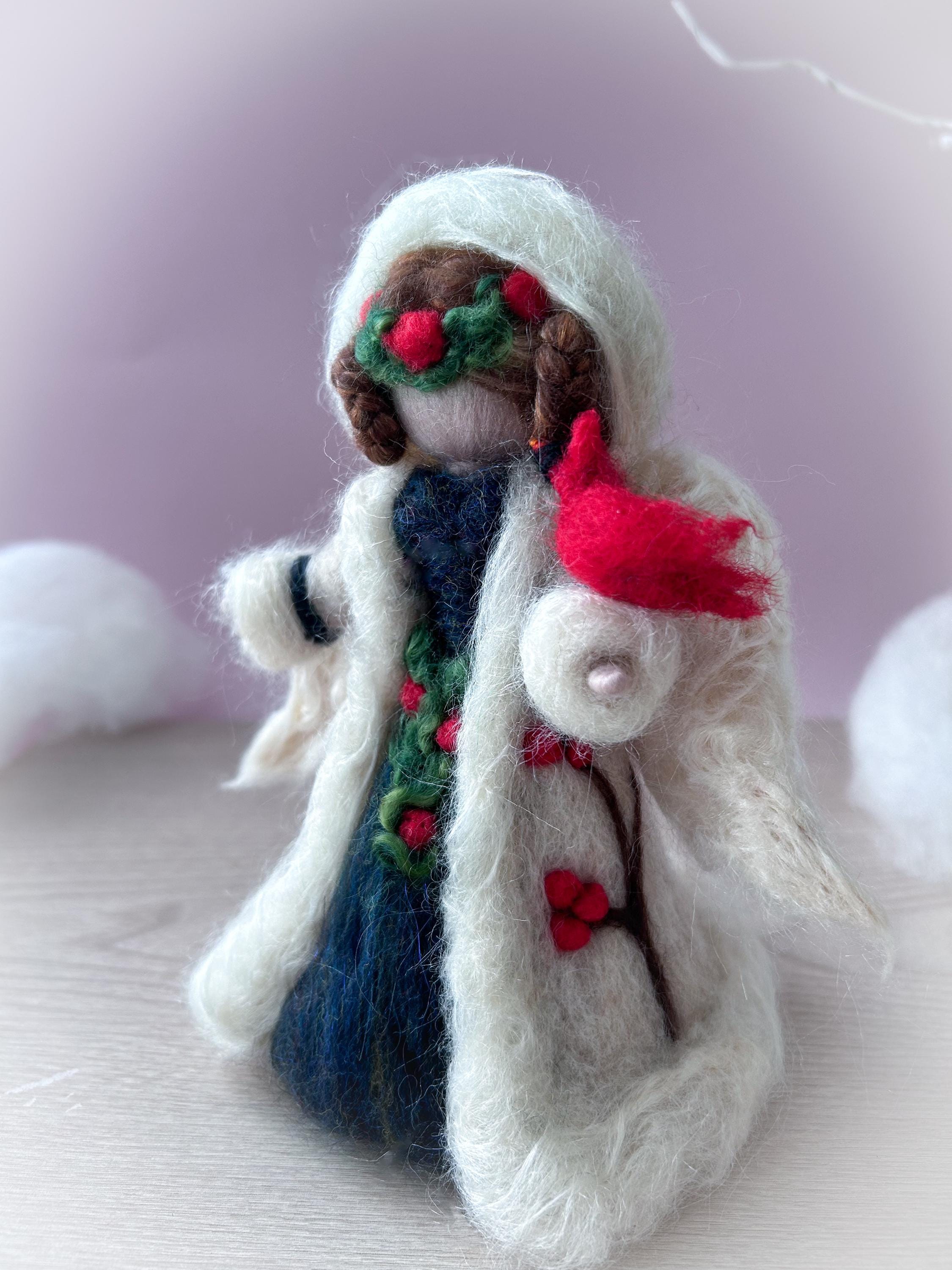 Angel Tree Topper, Mantel Decoration , Needle Felt Waldorf Inspired - Etsy