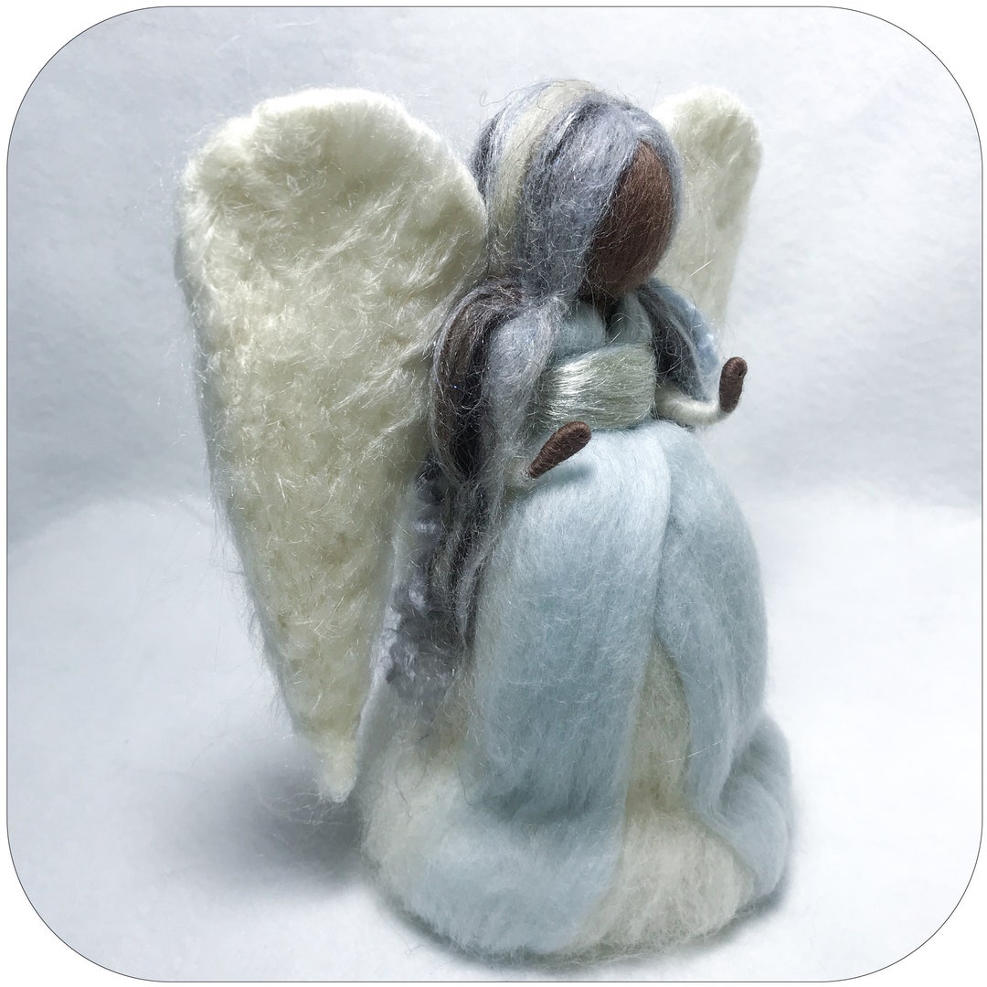Snow Angel Dark Skinned Tree Topper. Mantel Decoration. - Etsy