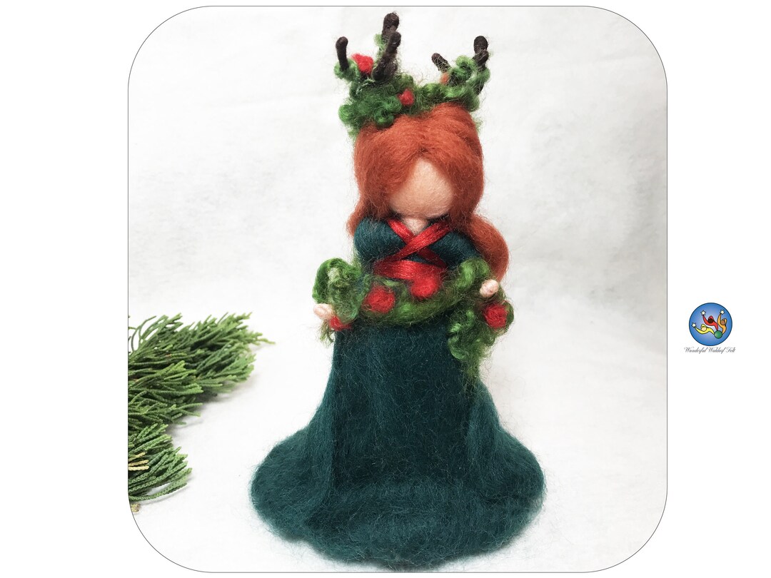 Elen of the Ways Goddess – Pagan Yule Tree Topper, Handmade Yuletide ...