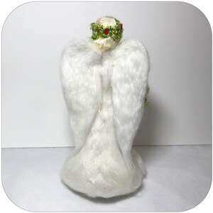 Waldorf-inspired Needle Felted Snow Angel Tree Topper - Handmade With ...
