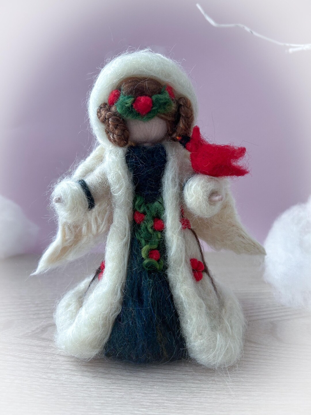 Angel Tree Topper, Mantel Decoration , Needle Felt Waldorf Inspired - Etsy