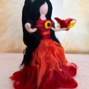 Amaterasu Sun Goddess Doll – Litha Decor, Summer Solstice Needle Felted ...