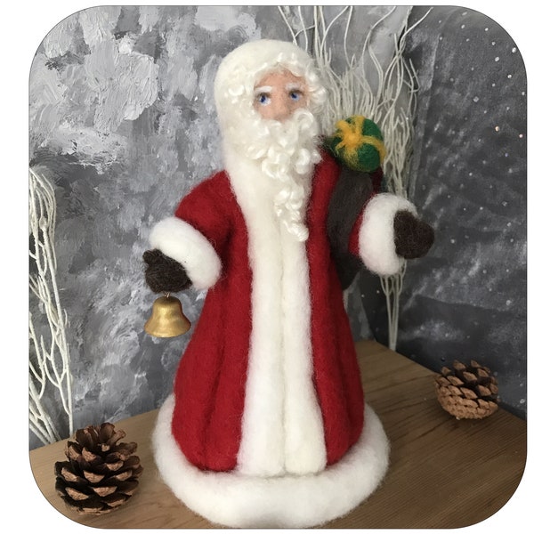 Needle Felted Santa - Etsy