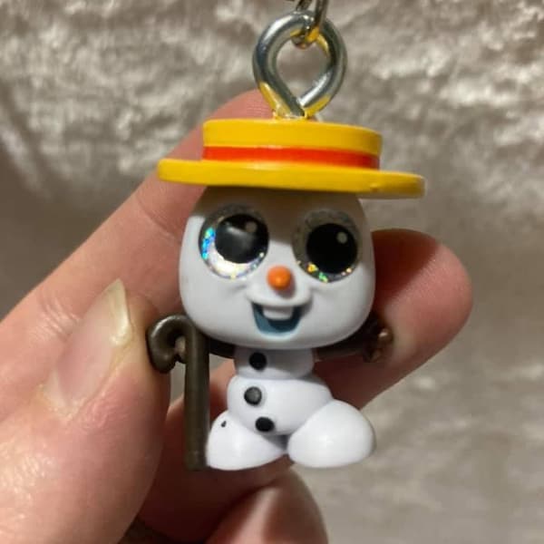 Olaf Keychain - Etsy