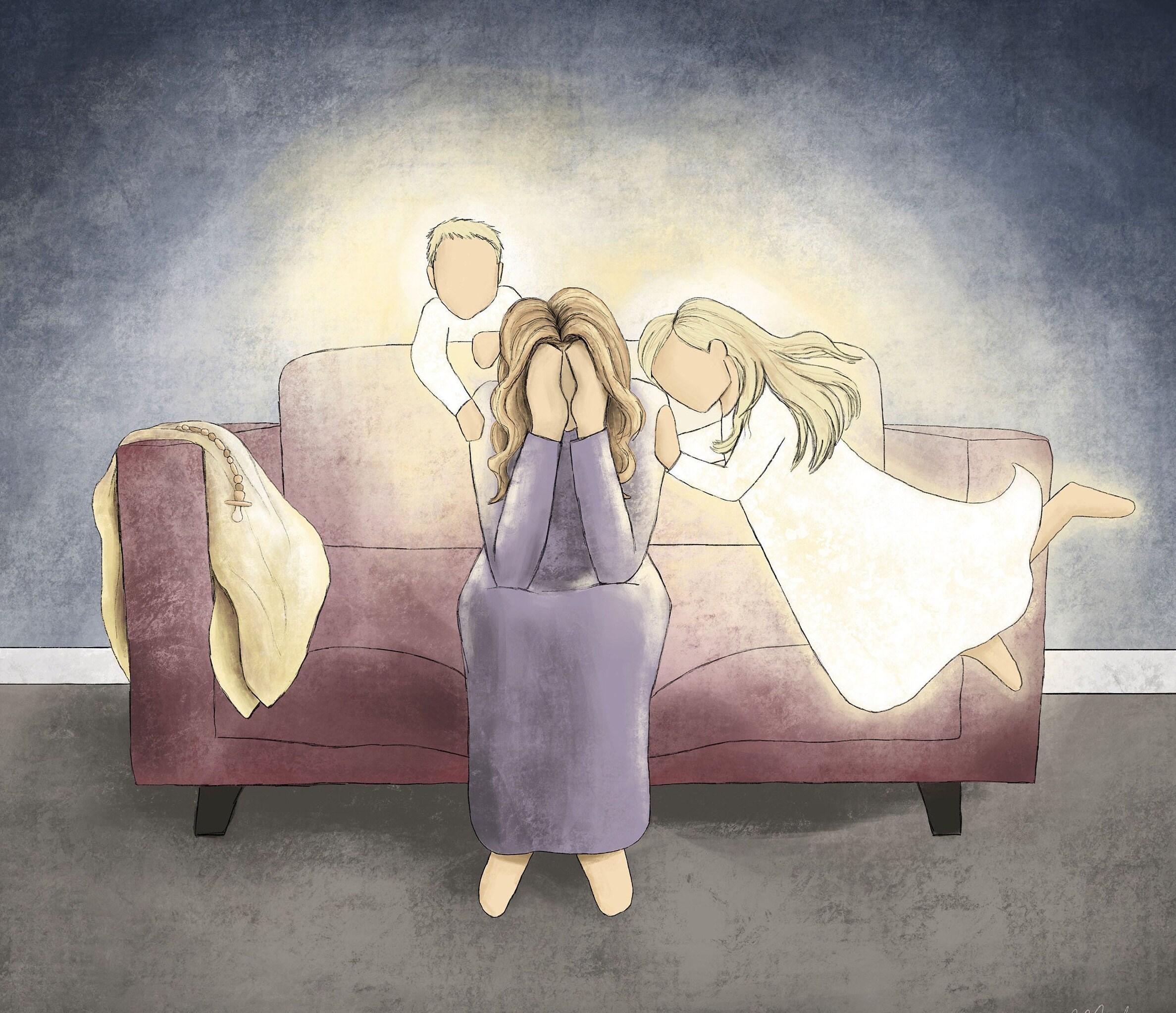 My Angels Fine Art Print - Etsy