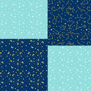 Space Digital Paper Cosmic Pattern Instant Download Background Digital ...