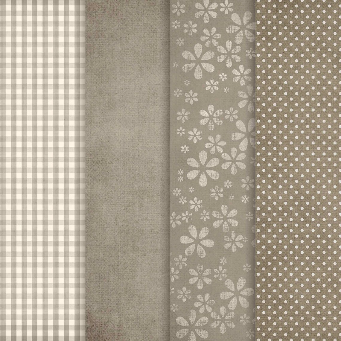 Boho Aged Textures Digital Paper Pack Instant Download Digital ...