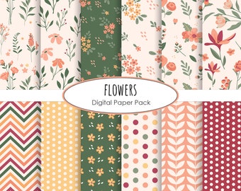 Boho Aged Textures Digital Paper Pack Instant Download Digital ...