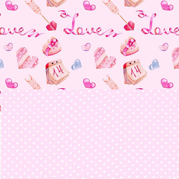 Watercolor Origami Digital Paper Valentines Day Printable Love Print ...