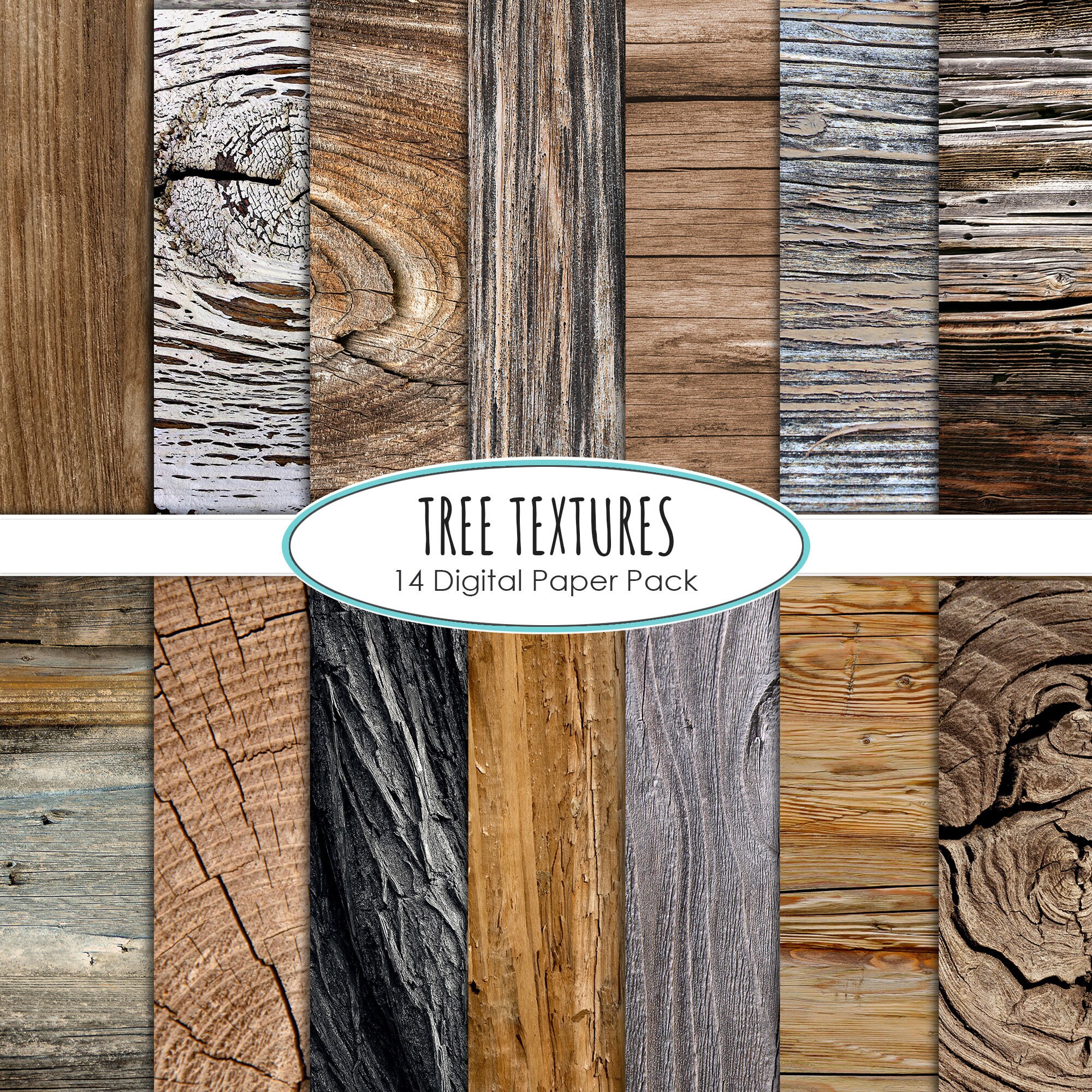 Tree Texture Wood Background Rustic Digital Scrapbooking Wood Paper ...