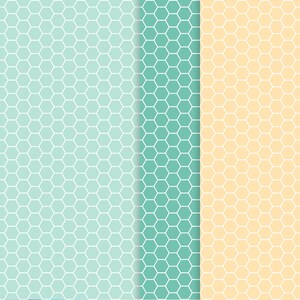 Hexagon Pastel Colors Digital Paper Printable Scrapbook Papers - Etsy
