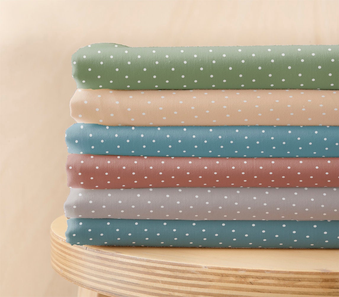 Polka Dots Boho Colors Digital Paper Dotted Printable - Etsy