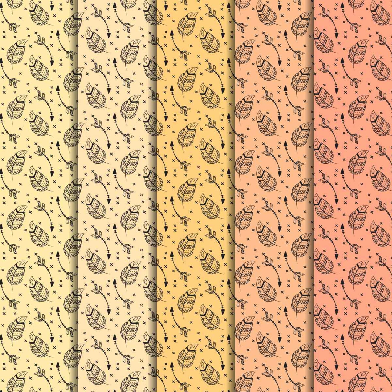 Feathers Digital Paper Printable Feather Print Instant Download ...