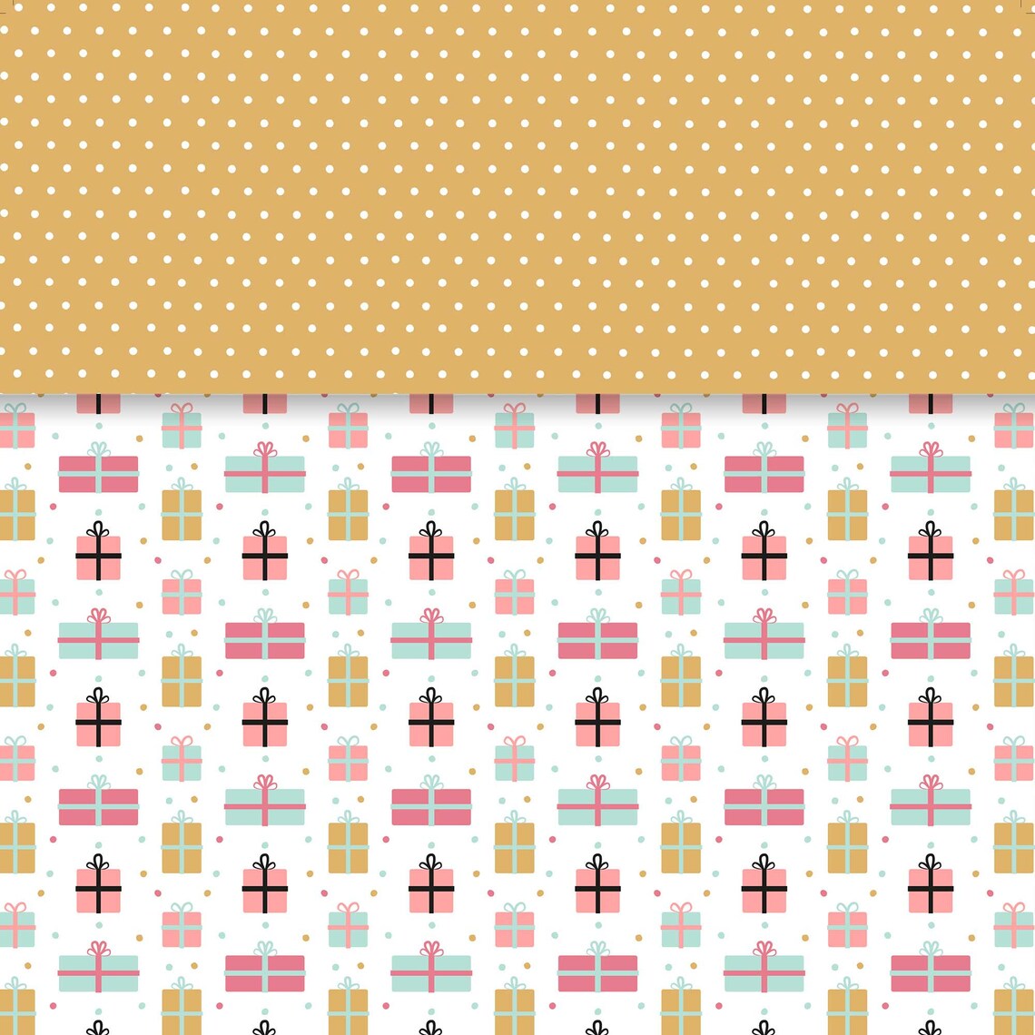 Happy Birthday Digital Paper Pack Celebrate Paper for Print Digital ...