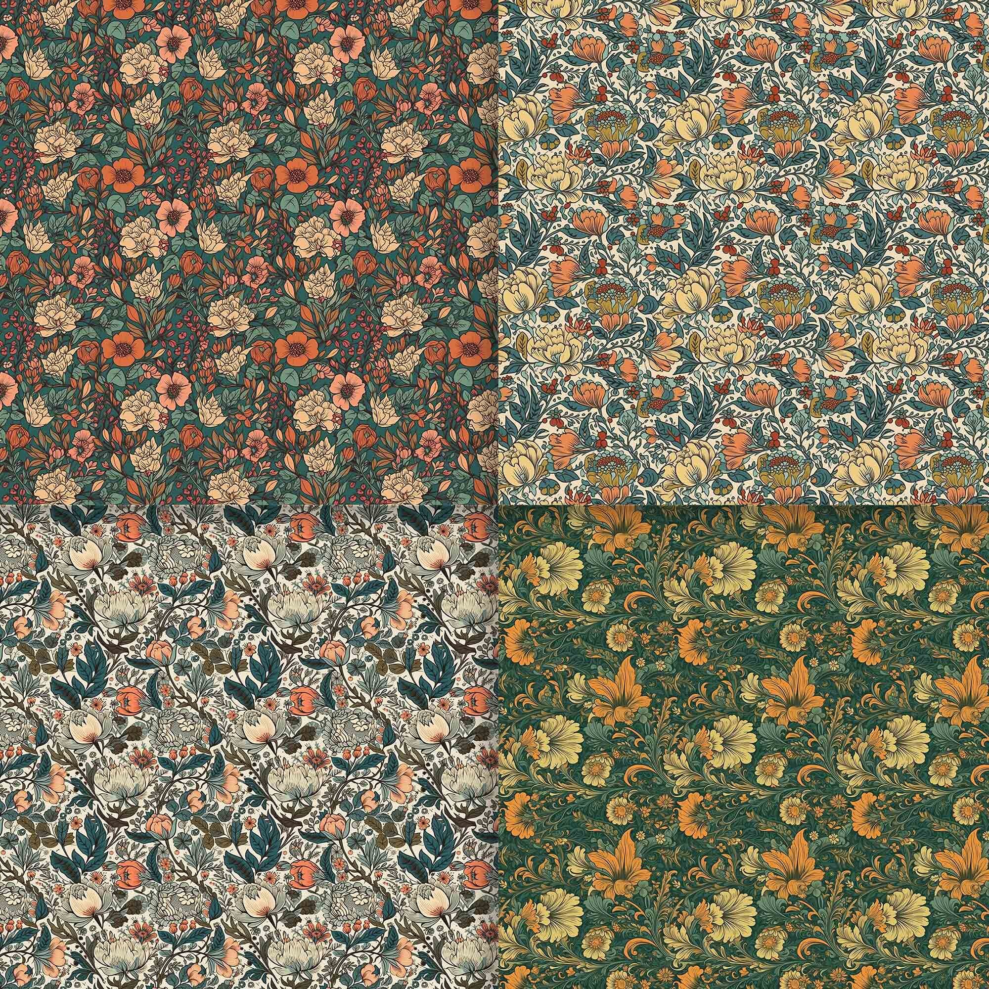 Art Deco Digital Paper Seamless Patterns Instant Download Retro Art ...