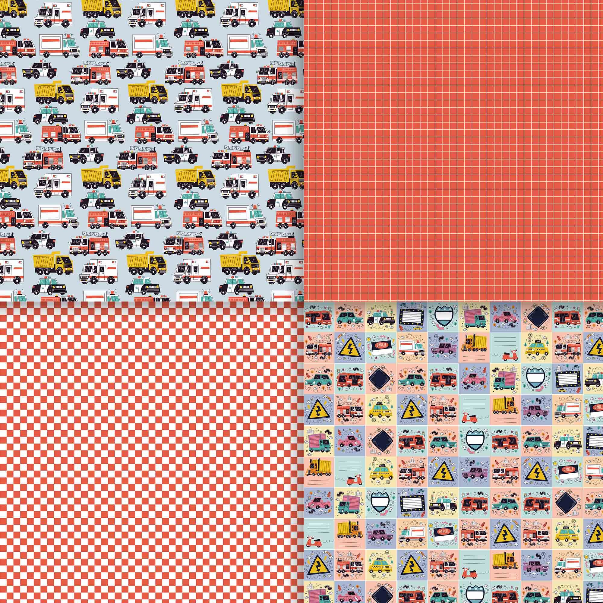 Driver Digital Paper Pack Instant Download Digital Scrapbooking - Etsy