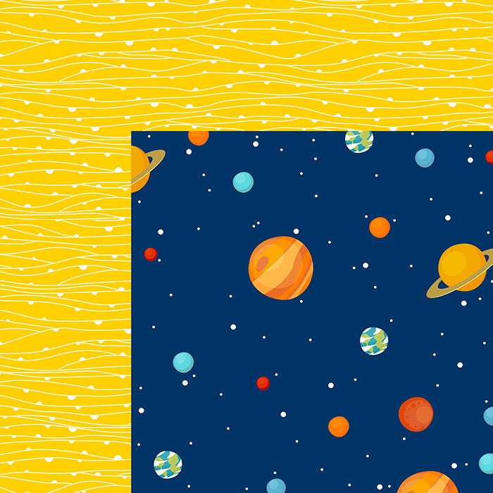 Space Digital Paper Cosmic Pattern Instant Download Background Digital ...