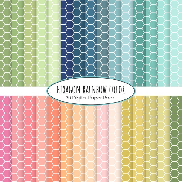 Hexagon Paper - Etsy