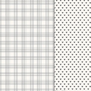 Black and White Digital Paper Floral Background Instant Download ...