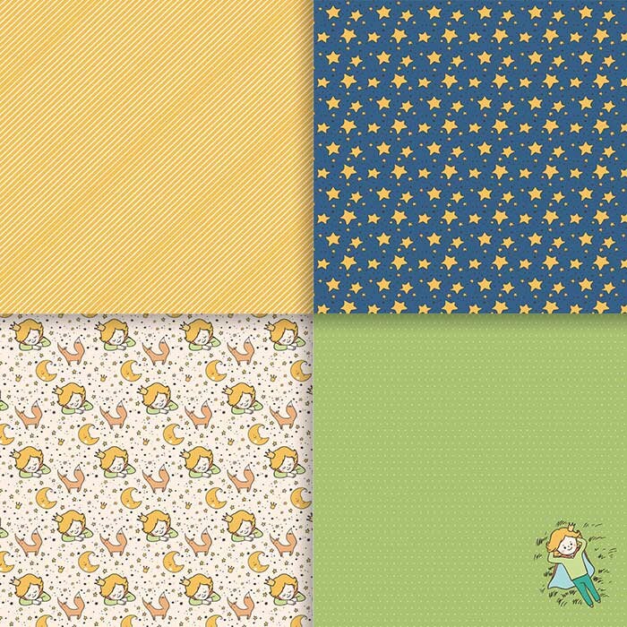Little Prince Digital Paper Le Petit Prince Pattern Instant Download ...