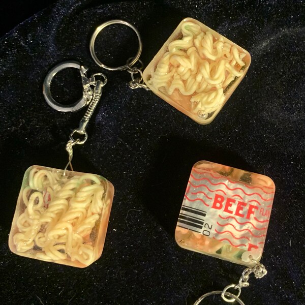 Noodle Keychain - Etsy