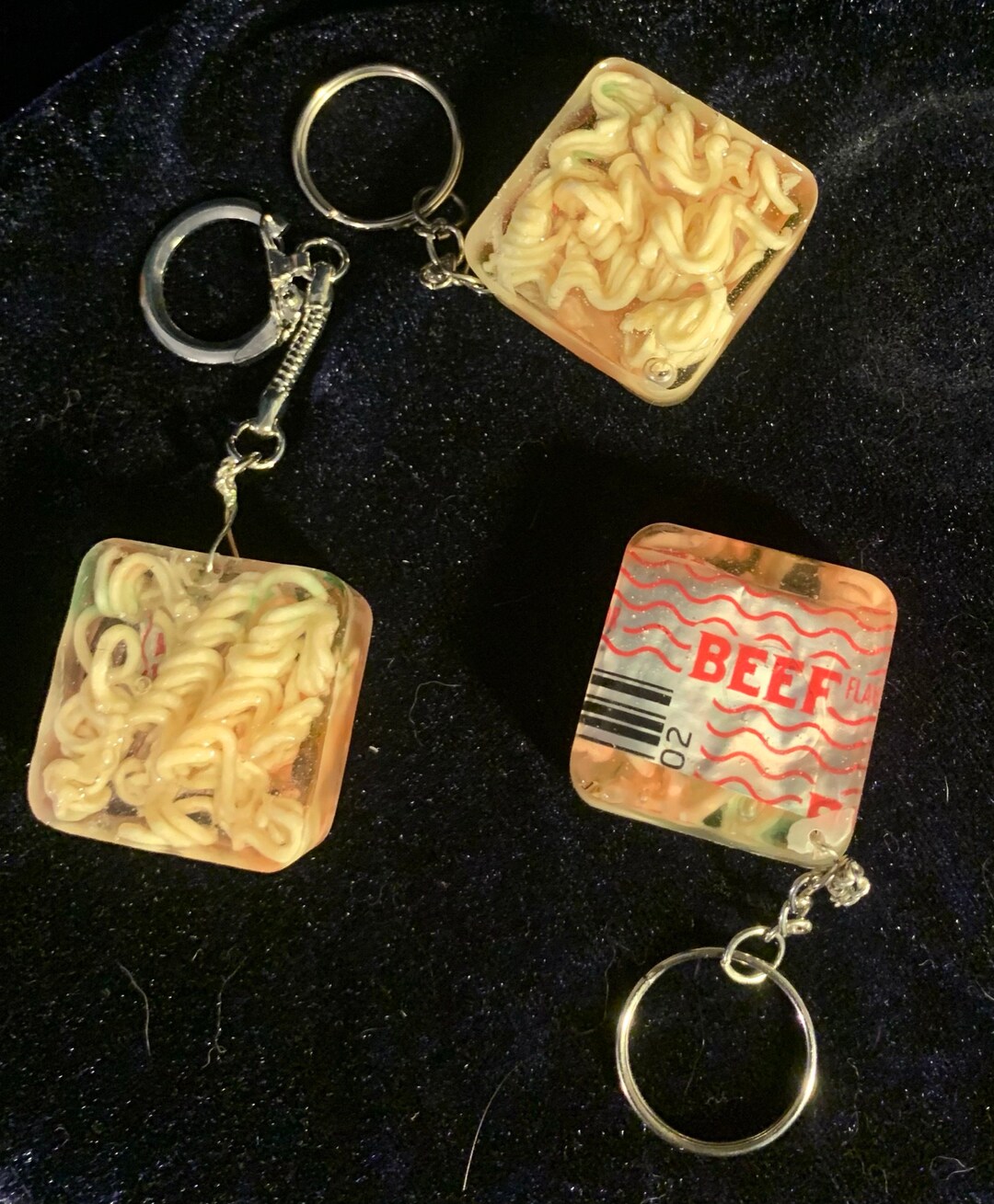 Ramen Noodle Keychain - Etsy