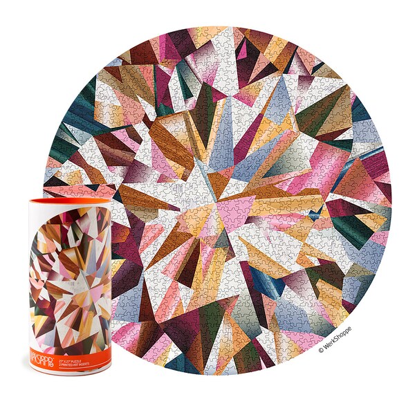 Round Jigsaw Puzzle - Etsy
