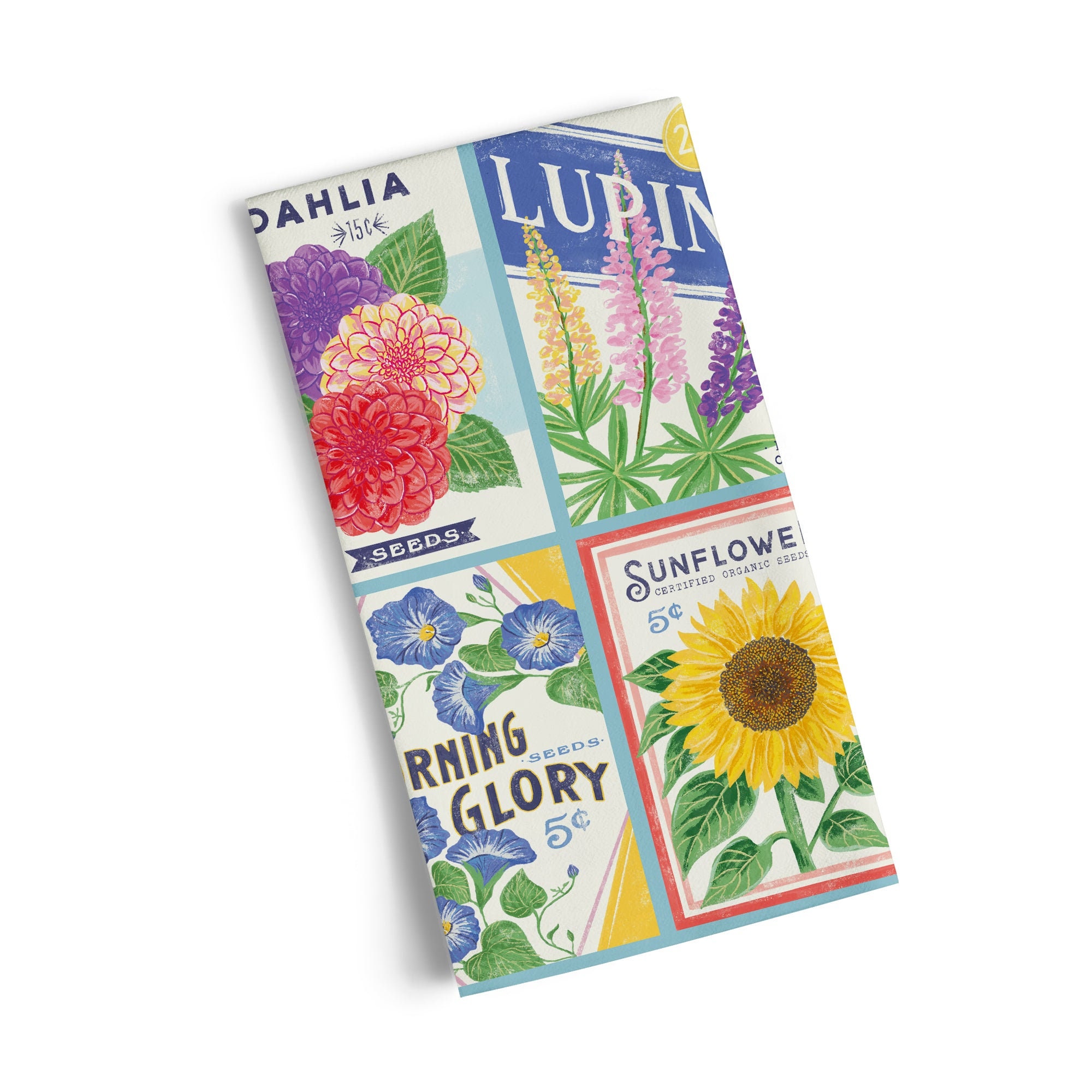 Seed Packets 100% Cotton Kitchen Tea Towel - Etsy
