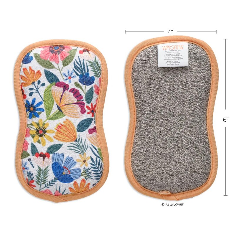 Field of Flowers Kitchen Scrubby, Set of 4 - Etsy